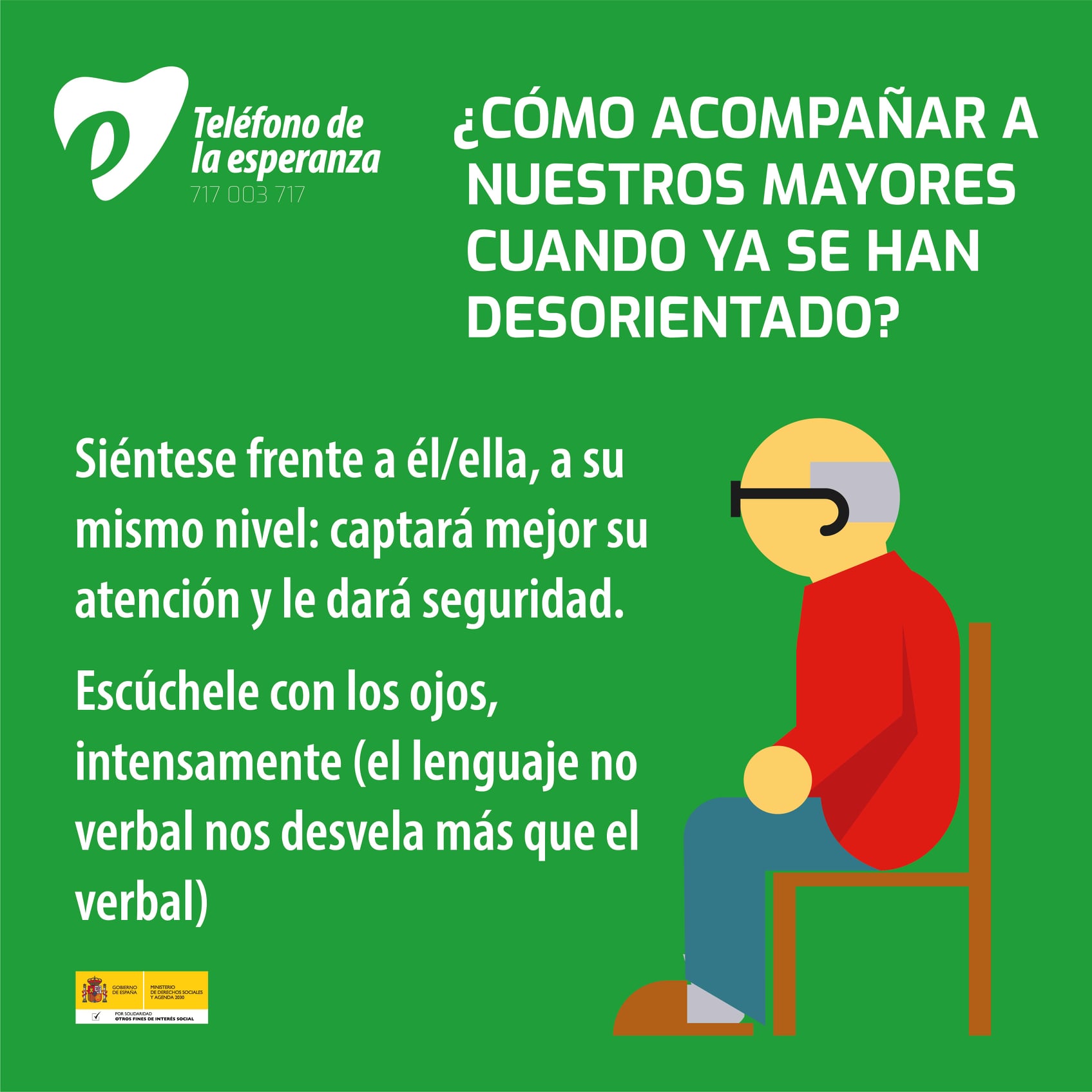 El tiempo de la esperanza: 5 recomendaciones para acompañar a mayores ...
