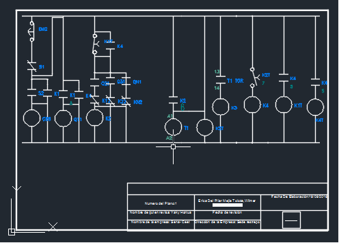Autocad Electrical: DIAGRAMAS DE CONTROL YPOTENCIA