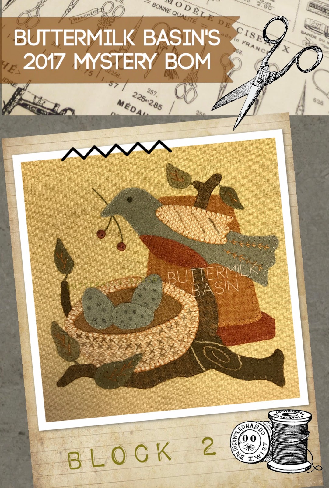 Buttermilk Basin Design Studio: New Mystery Block Reveal * New Patterns ...