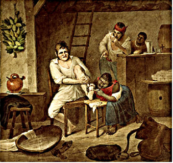 Veredas do Tempo: Ilustração: Curandeira