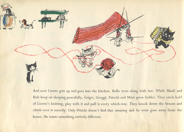Pitschi (the kitten who always wanted to be something else. A sad story ...
