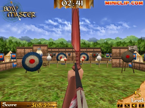 Online Games Reviewer - Games Checkers: Bow Master - Online Archery Game