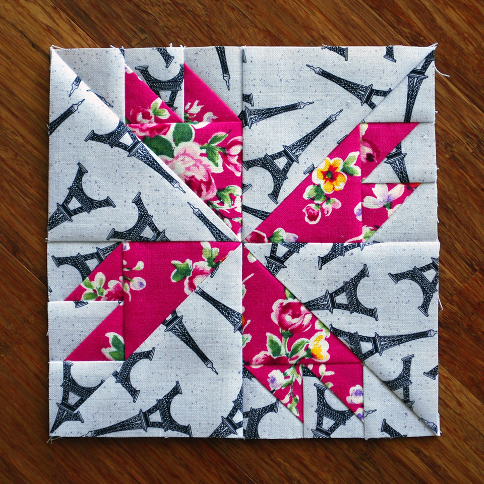 Farmer's Wife Sampler Quilt - Rosebud