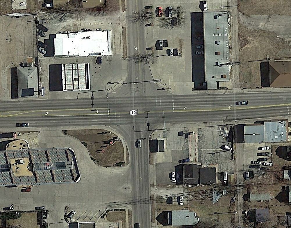 One Way Street Intersection