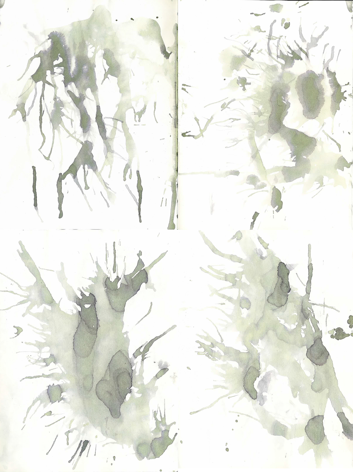 Honours Blog: Ink Experiments