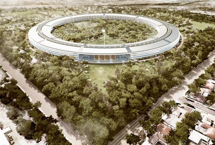 Monumento, Arquitetura e Arte: The Spaceship - Sede Apple - Cupertino ...