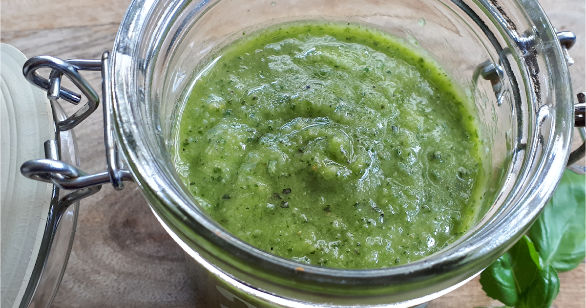 Pieta's hapjes: Groene pesto
