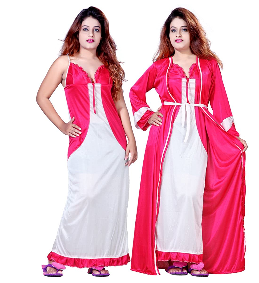Best 50 satin nighty combo sets | Top Most Best Selling Product Collection