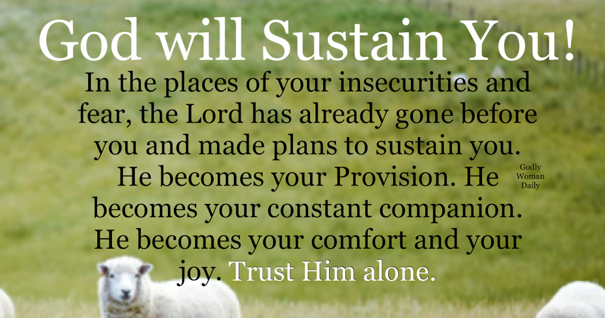 God will Sustain You ♥️