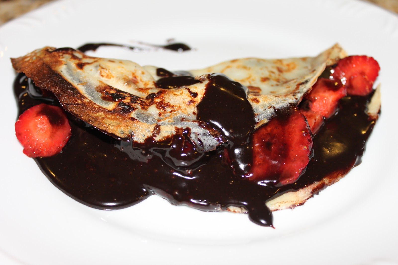 Cozinhar pra ser Feliz!: Crepe Doce (Chocolate e Damasco com Brie)