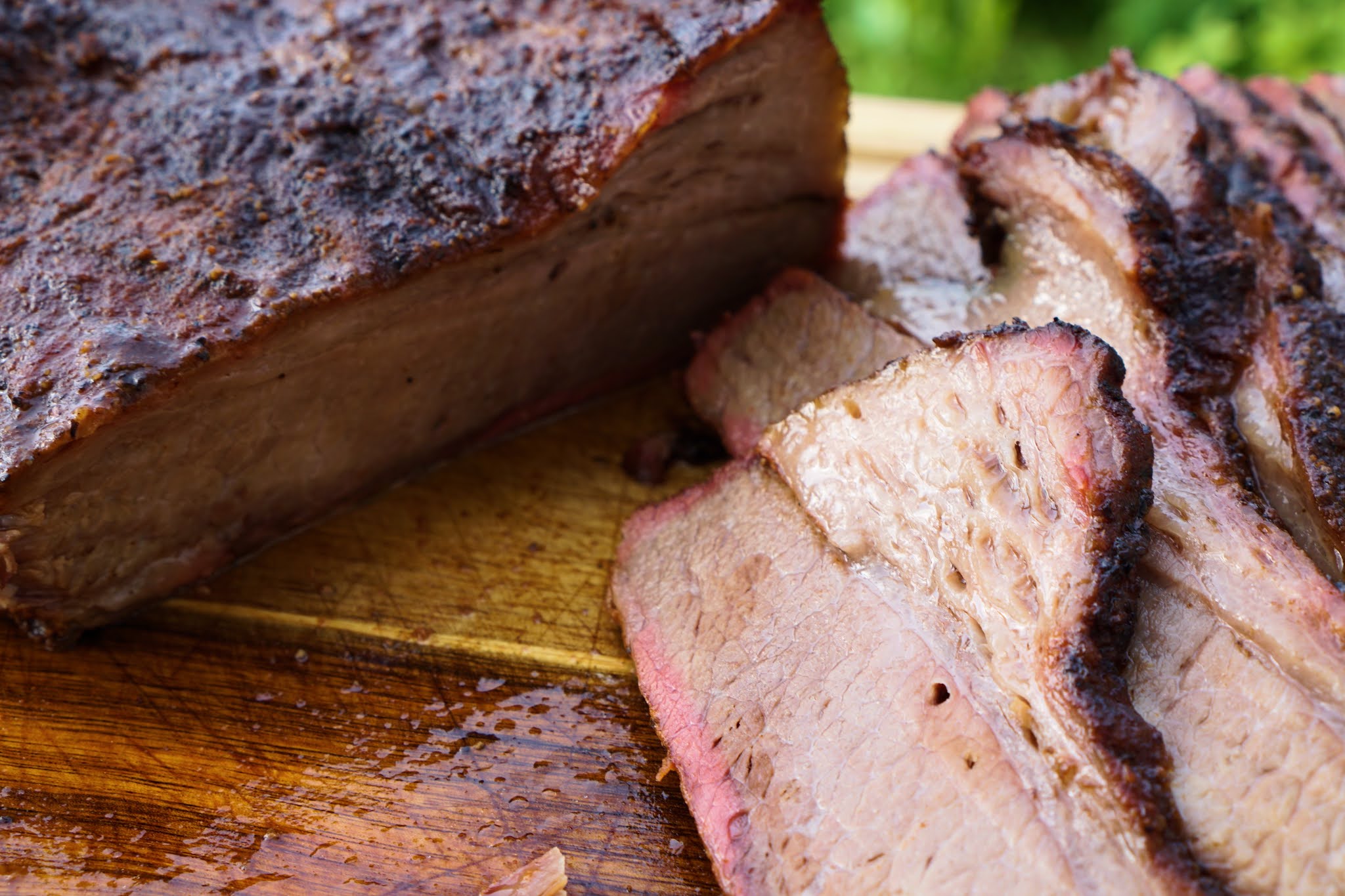 Briskettiä eli savustettua naudan rintaa