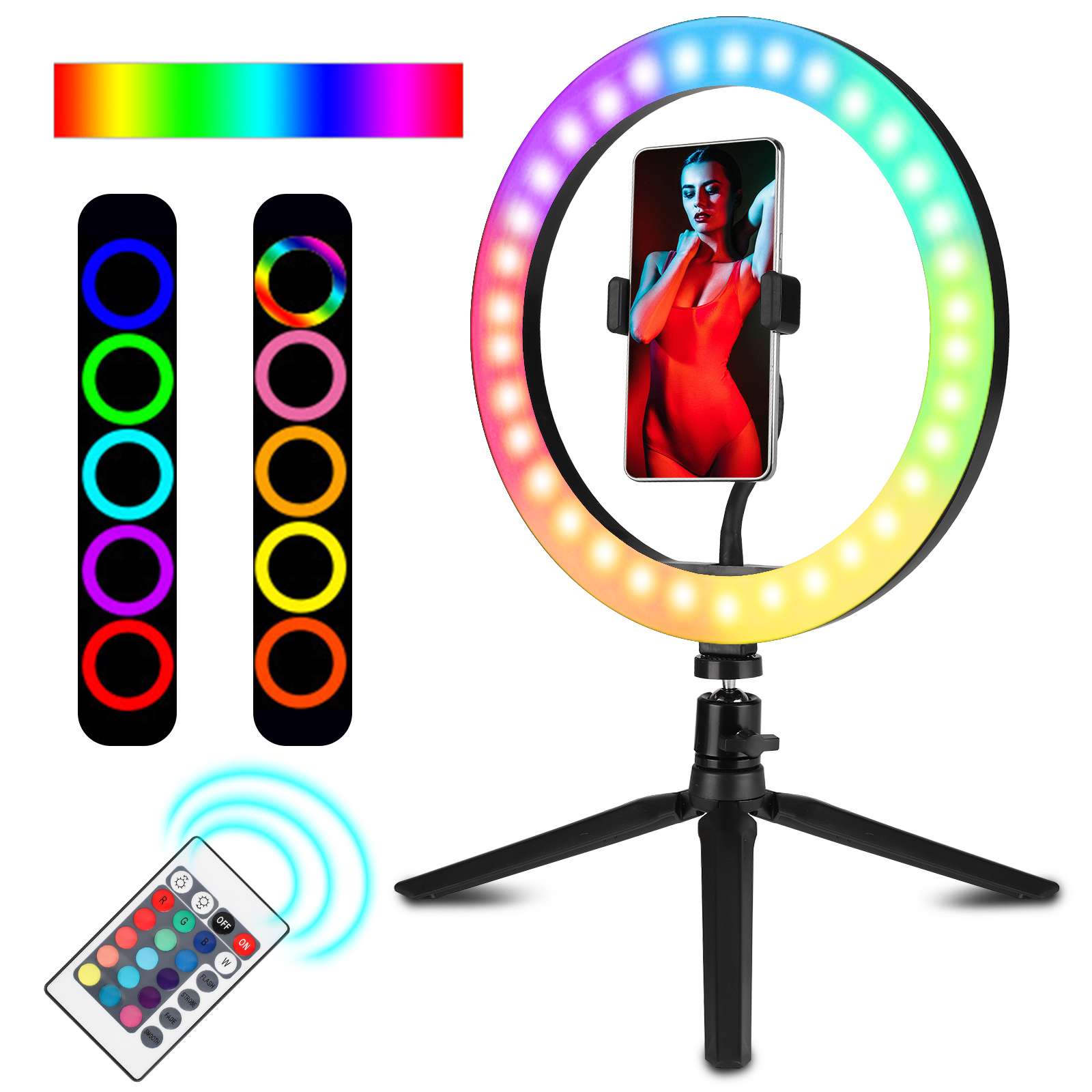 RGB LED Multi Colors Ring Light | Rhizmall.pk