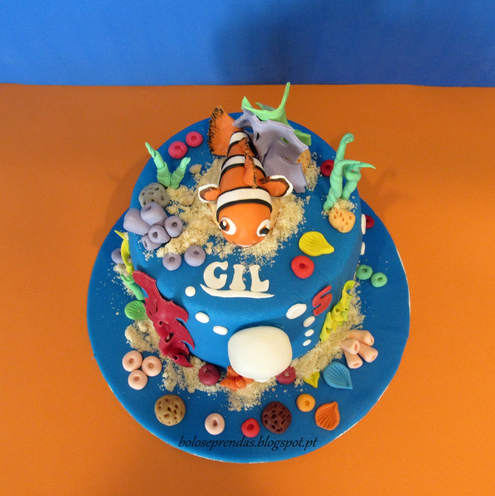 Carla Moreira - Cake Designer: Bolo Nemo