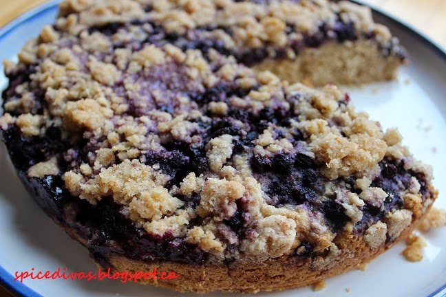 Spice Divas: Anna Olson's Blueberry Buckle