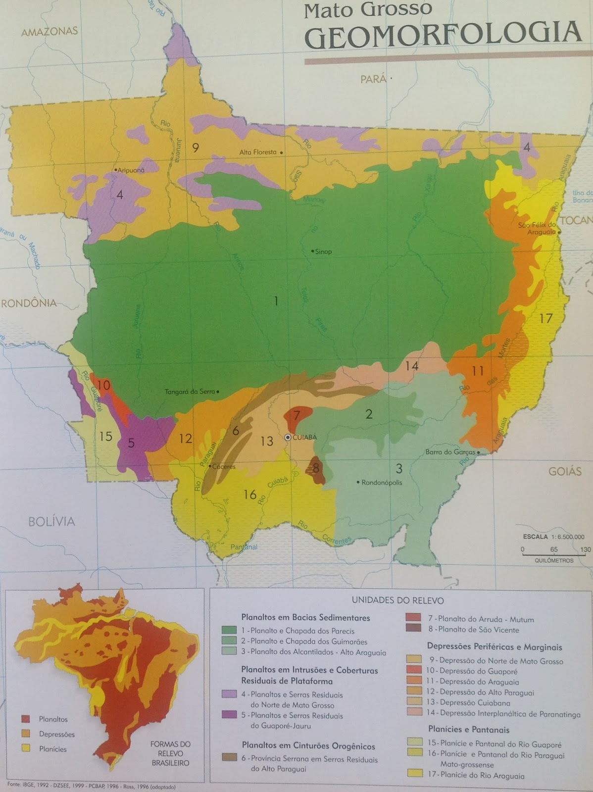 Mato Grosso em Mapas