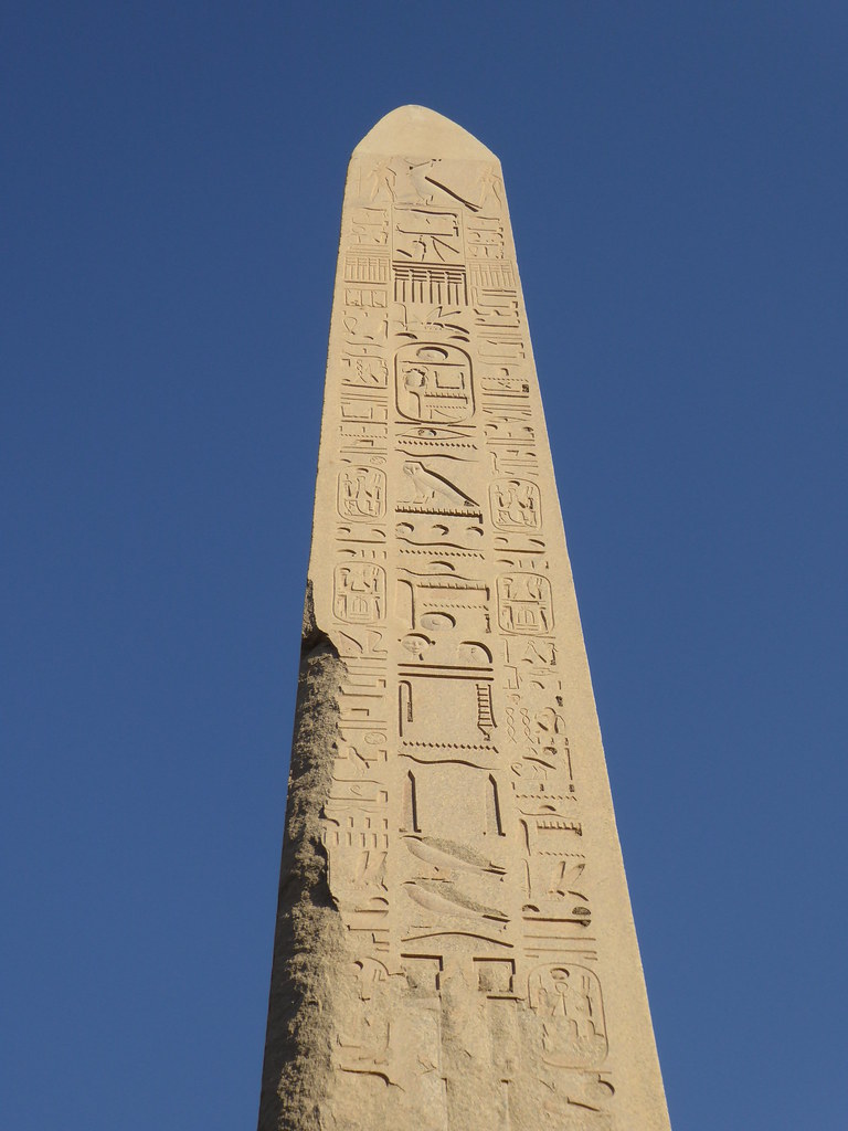 THE SPLENDOURS OF LUXOR: The Obelisk of Hatshepsut's Hieroglyphic ...