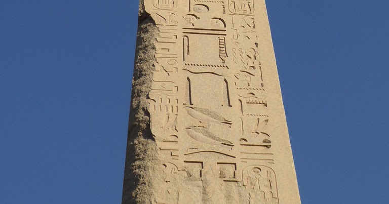 THE SPLENDOURS OF LUXOR: The Obelisk of Hatshepsut's Hieroglyphic ...