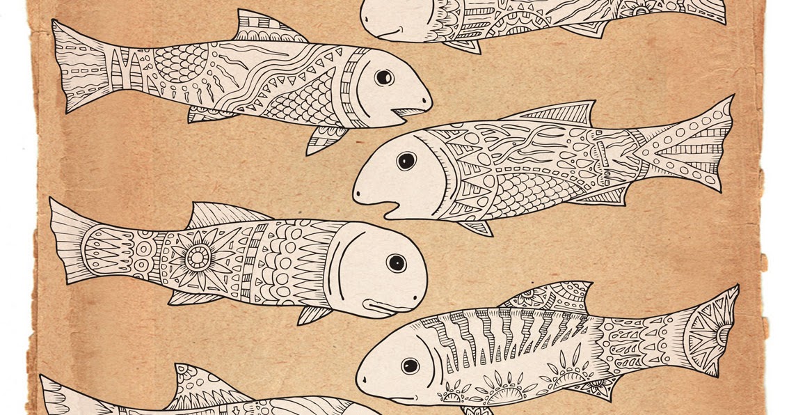 Ilustrador Alexiev Gandman: Peces en Zendoodle - para colorear - Arte ...