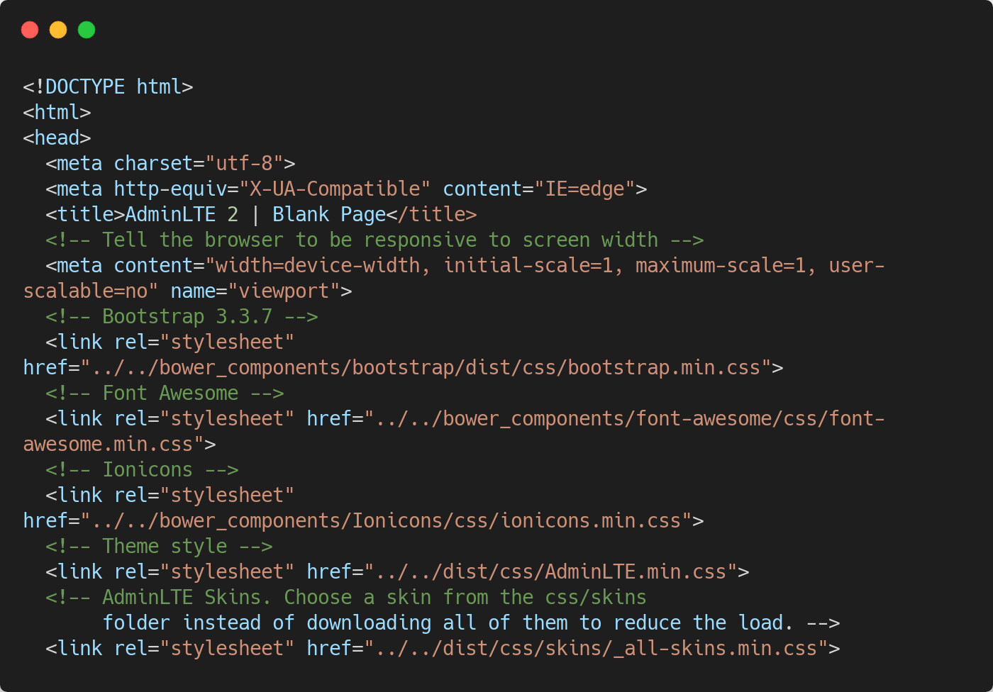Integrasi Codeigniter 3.1.11 dan AdminLTE | Ensiklopedia Anan