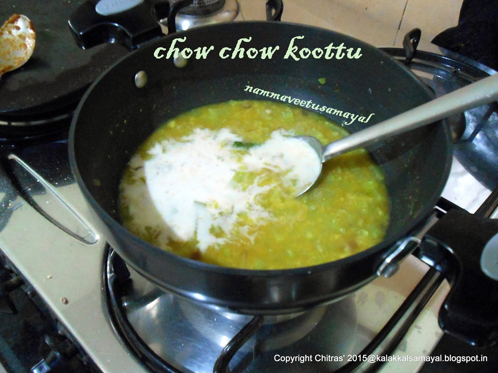 kalakkalsamayal: Chow-Chow-Koottu