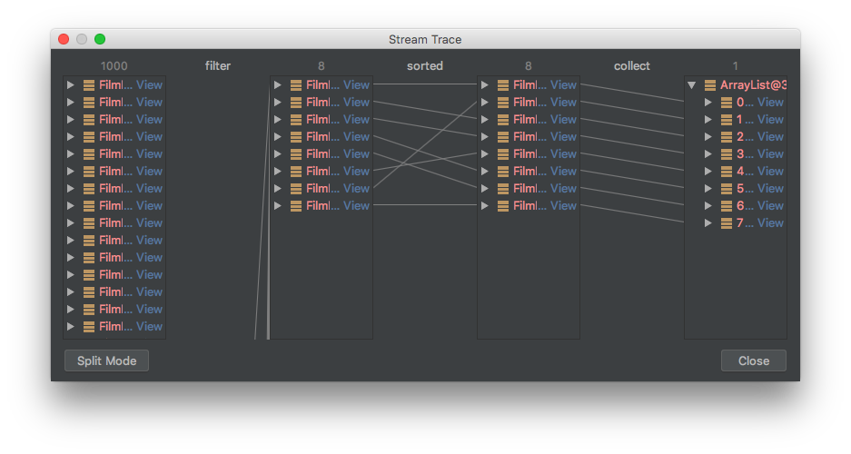 Debugging Java Streams With Intellij