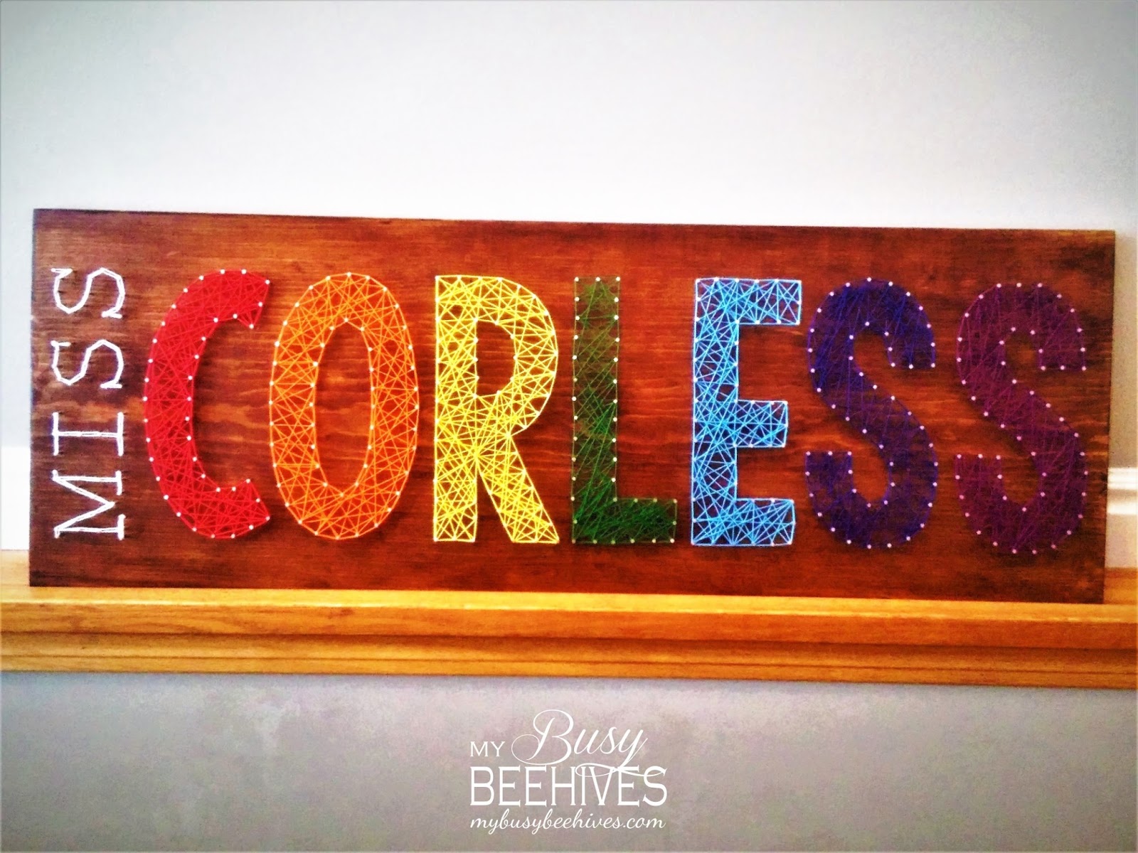 How To Make String Art Signs at Tayla Hamlyn-harris blog