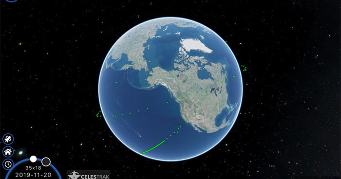 Palmia Observatory: Clouded out from observing Starlink string of ...