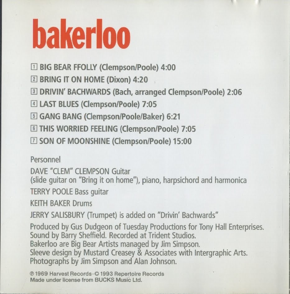 Bakerloo - 1969 - Cocktelera Blues [+750] en Taringa!