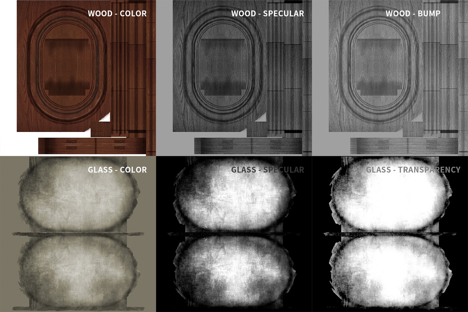 Mezzanotte。: 3D Texture - Tables
