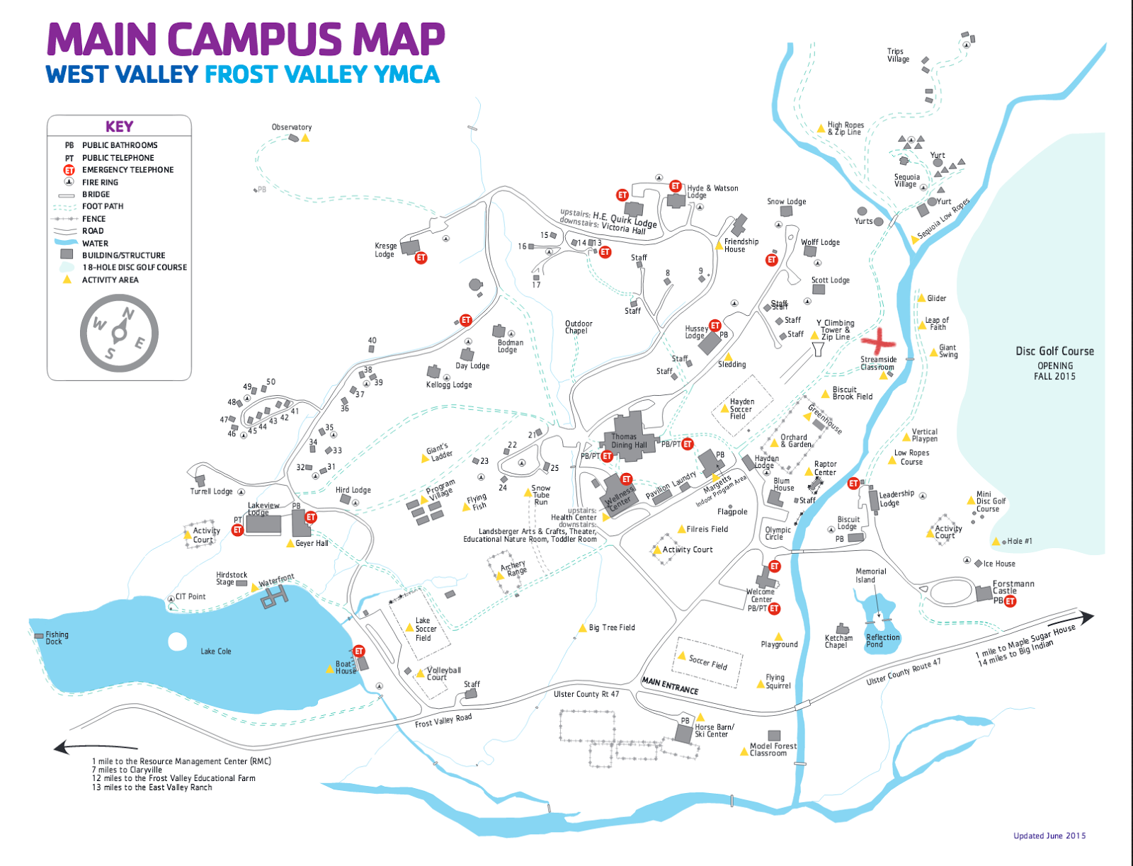 Al's Frost Valley alumni blog: location of the new Bud Cox Trip Center