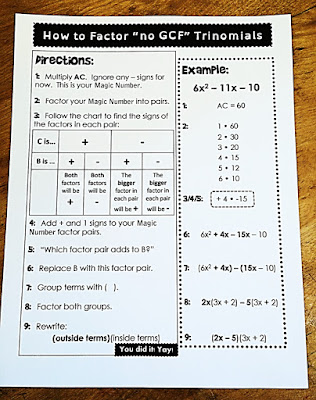 Scaffolded Math and Science: Fun ideas for teaching summer school algebra