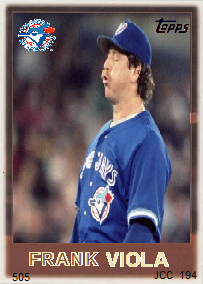 Topps Cards that Never Were: 1997 Topps #505 Frank Viola