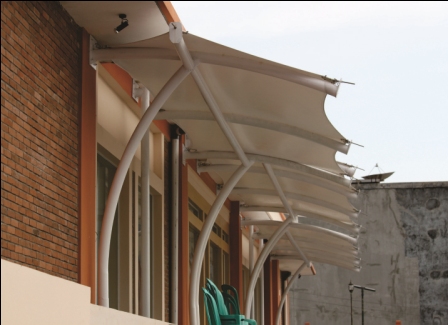 Atap Tenda Membrane and kanopy tenda : Kanopi tenda