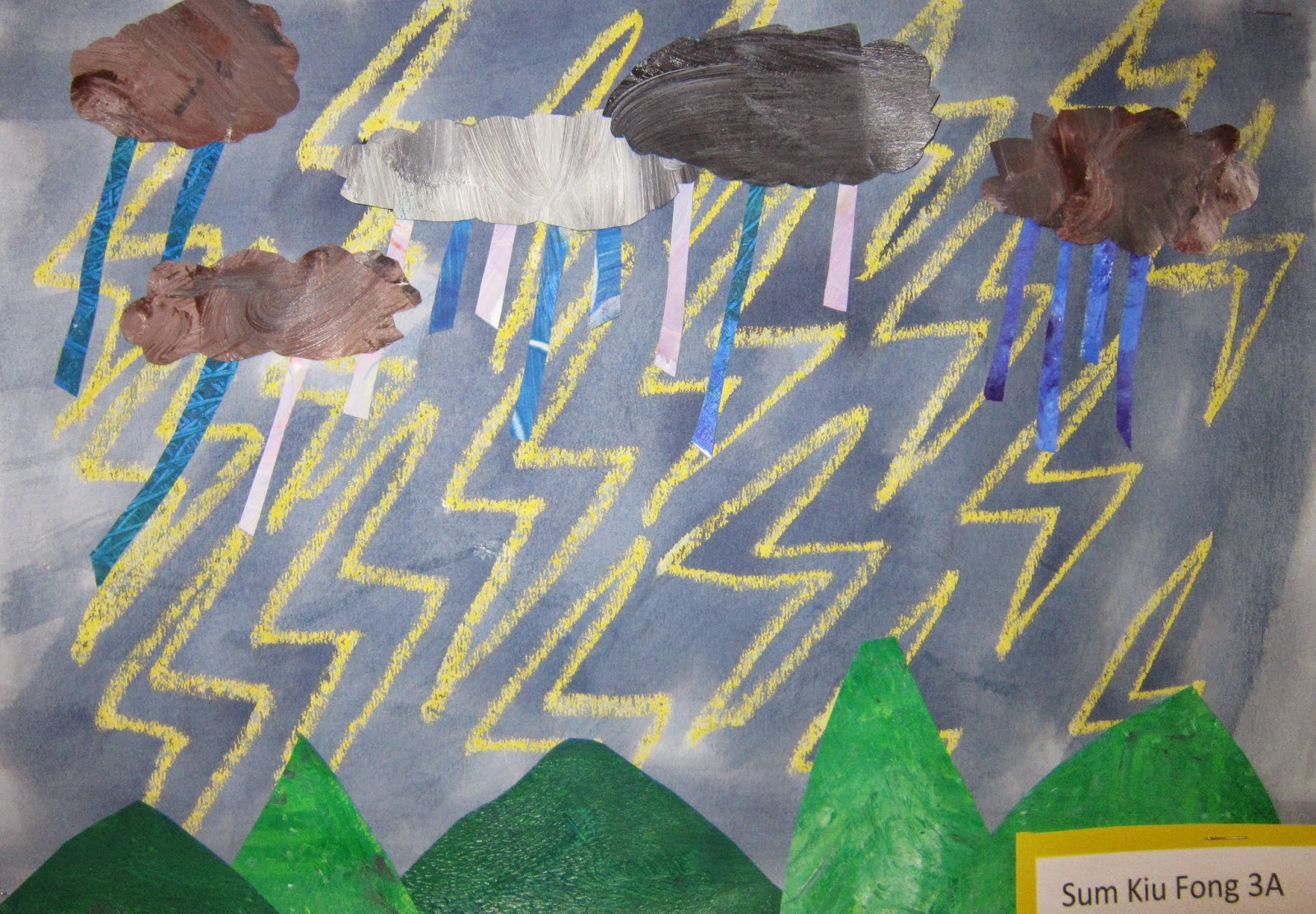 Wild Weather Collages | Fine Arts for Little Hearts