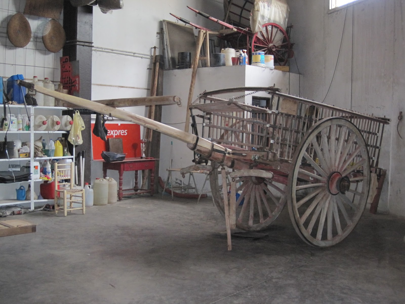 CARROS Y CARRUAJES: Carro de mulas con sellón