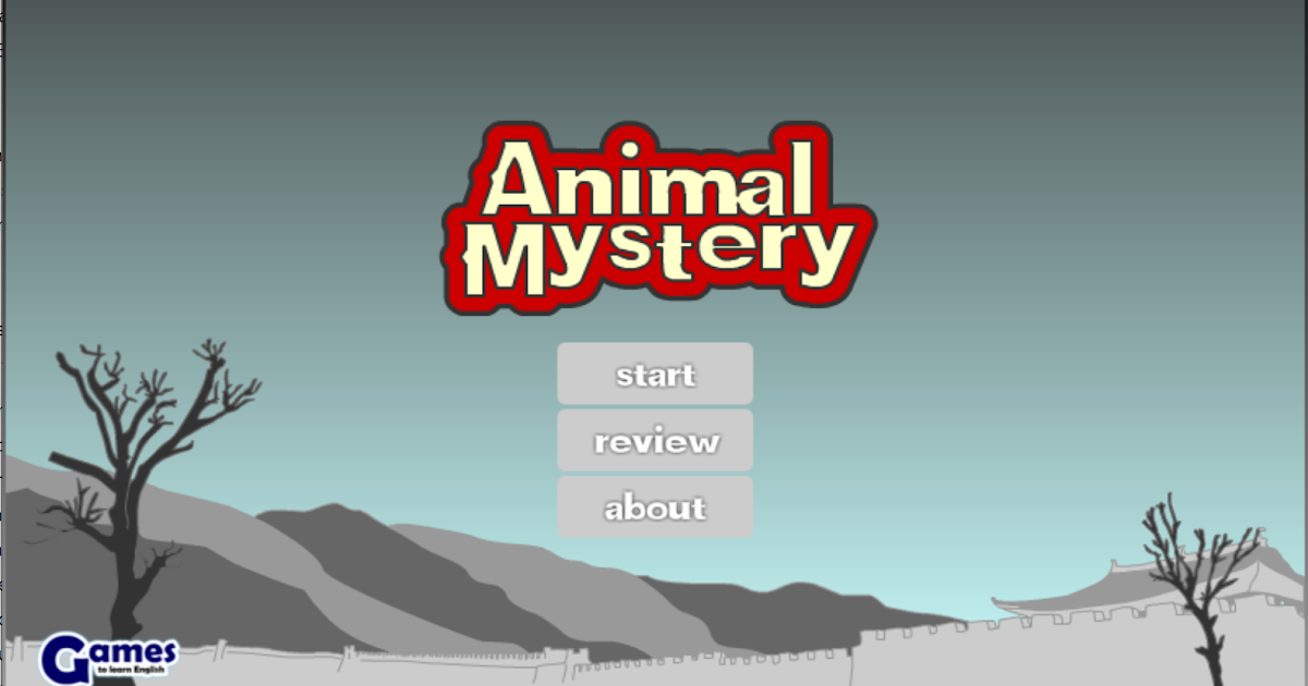 Download Free Game: A Game for Learning English: Animal Mystery