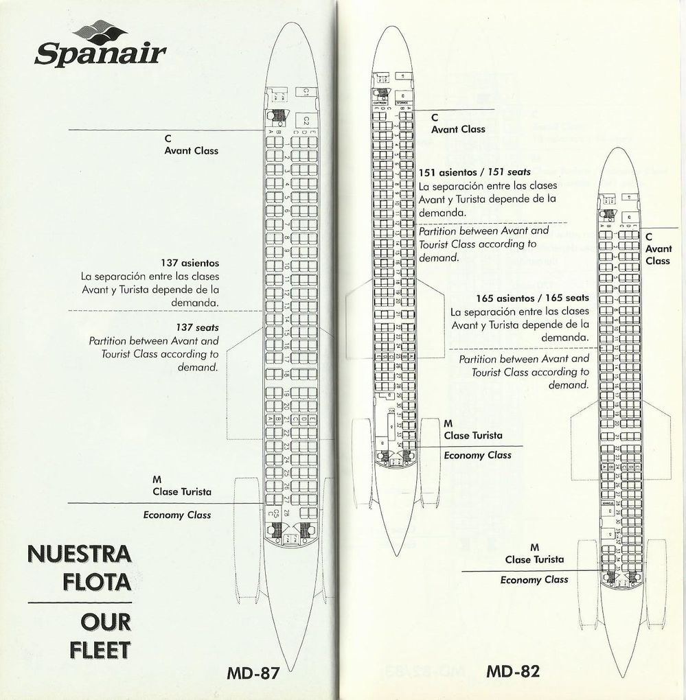 Airline memorabilia: Spanair (2000/2001)