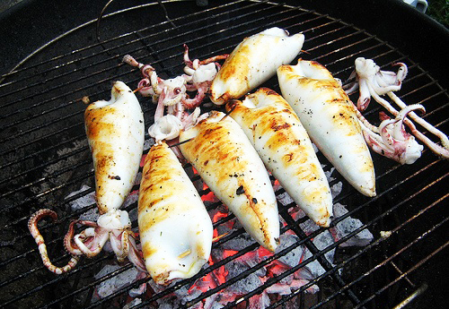 Izgarada Kalamar Dolma Tarifi ~ En iyi Balık Yemekleri tarifi