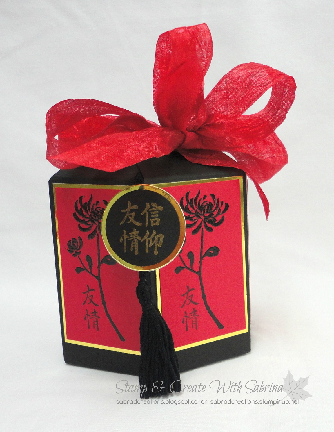 Stamp & Create With Sabrina: Artistically Asian Card & Gift Box - Real ...