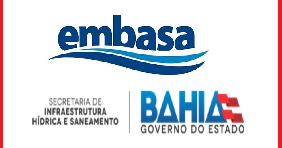 Embasa anuncia concurso com 854 vagas para diversos cargos.