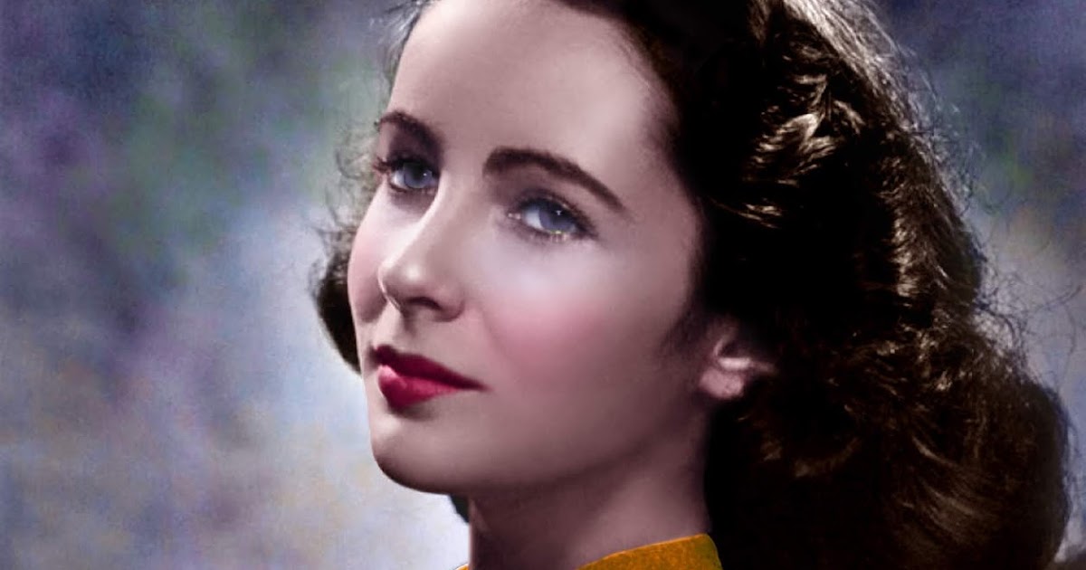 Colors for a Bygone Era: Elizabeth Taylor, colorized from a photo by ...