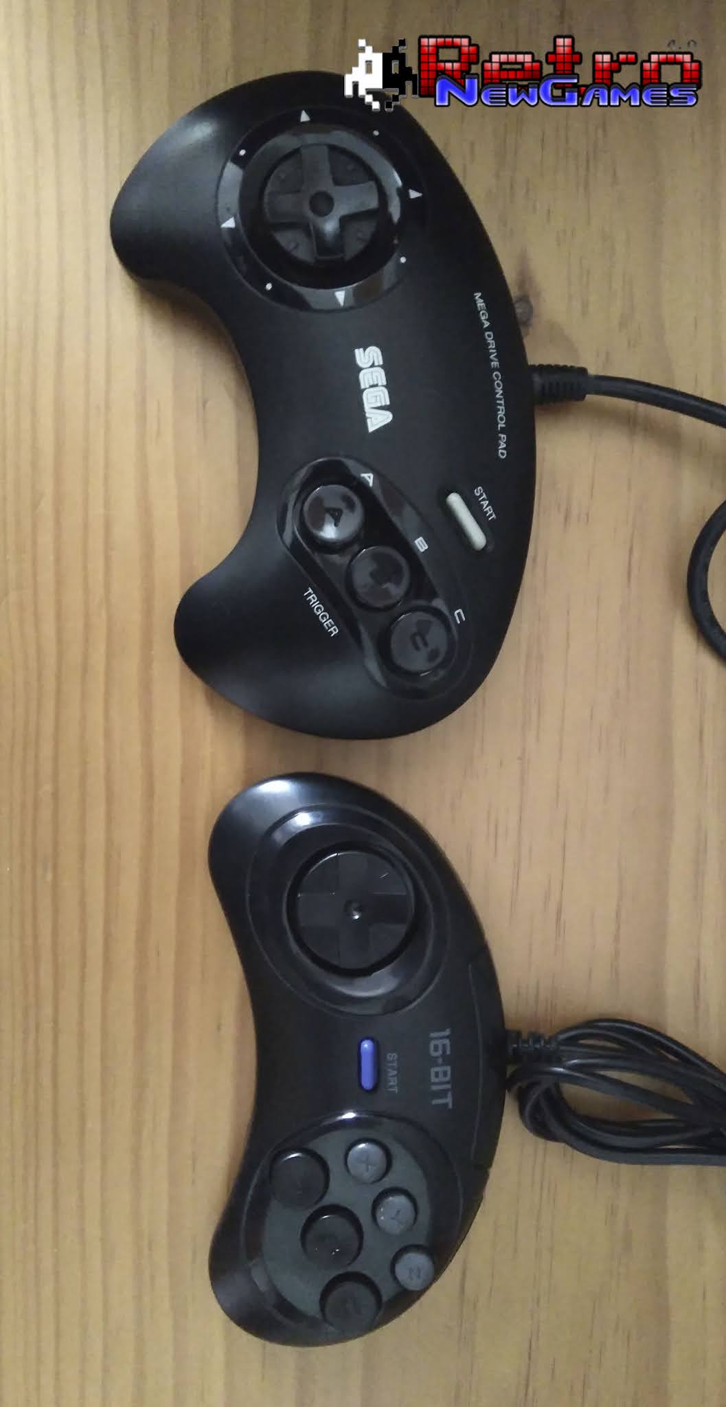 En el Paquete: Mando clónico barato de 6 botones compatible con SEGA ...