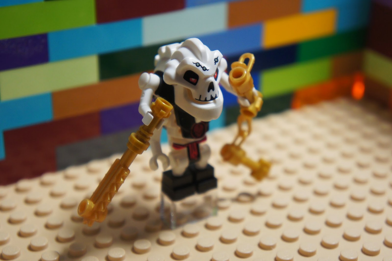 LEGO NJO014 Ninjago SAMUKAI Skeleton Minifigure w/ Weapons ~ stores ...