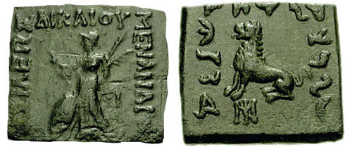 Greek Asia: THE COINS OF MENANDER