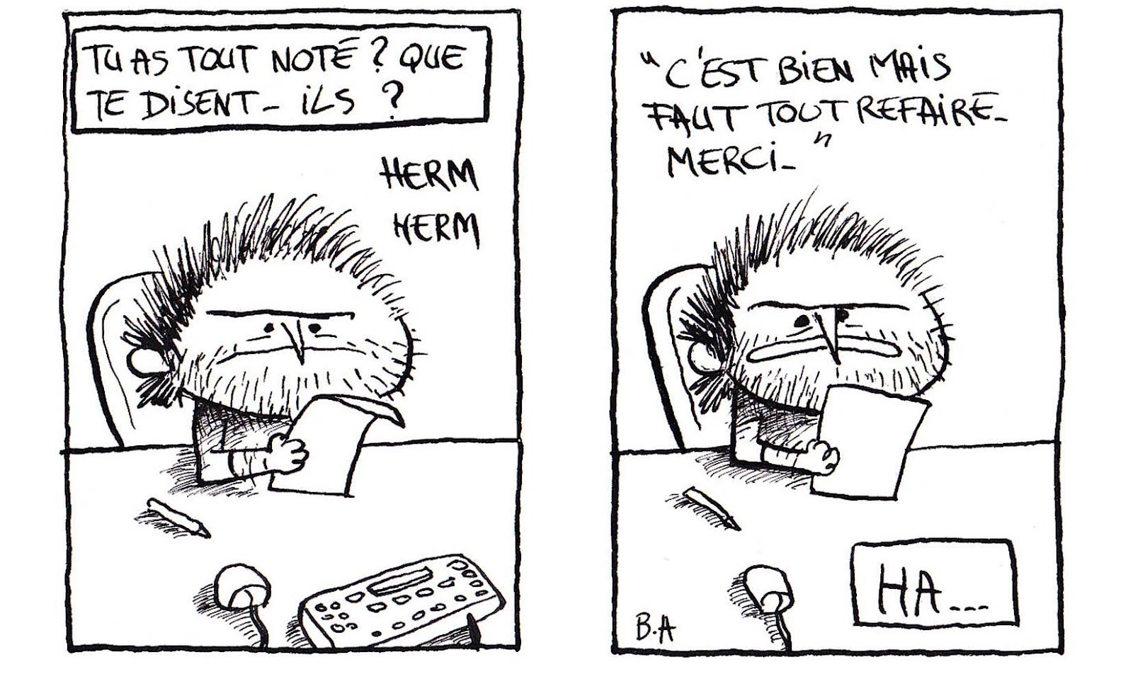 Ca me turlute ...: Pas content content