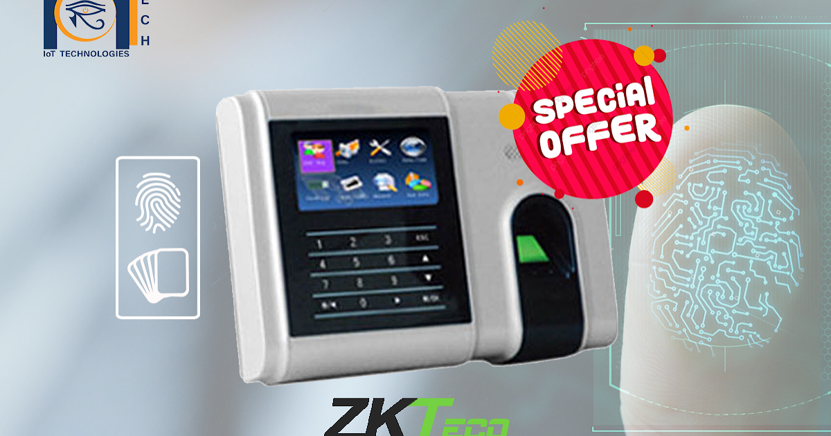 جهاز X628TC جهاز بصمه الاصبع الاقوى من ZKTeco - Mona IoT