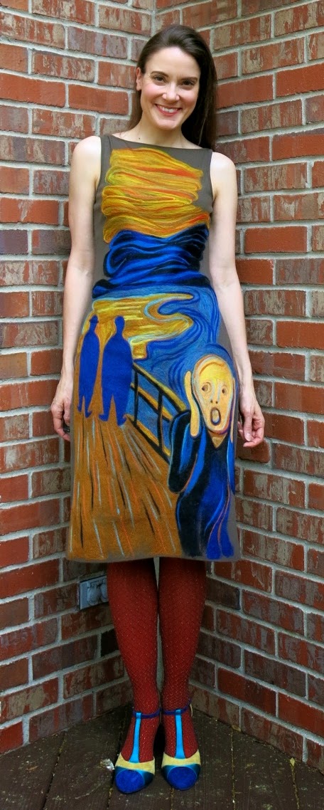 Cassie Stephens: DIY: Felting a Dress is a Scream!