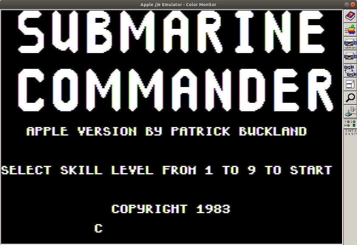 Almost a Famine: Game 14: Submarine Commander