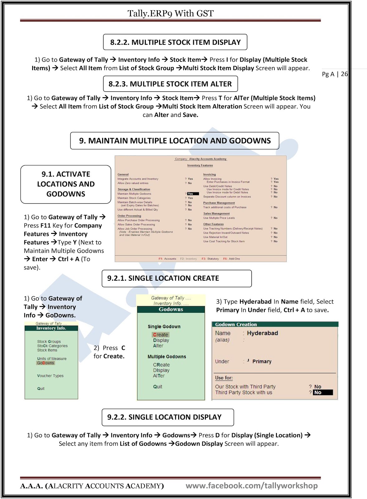 TALLY BASICS (PART A)