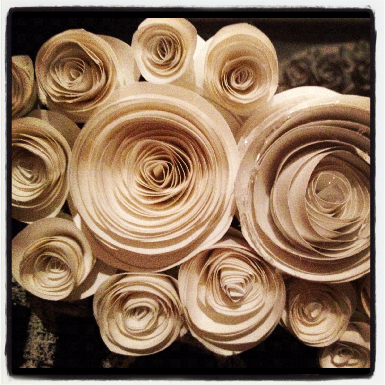 Pancakes & Glue Guns: DIY Swirl Paper Flowers